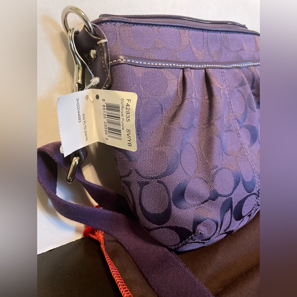 Coach | Bags | New Coach Signature Pleated Swingpack Bag In Royal ...